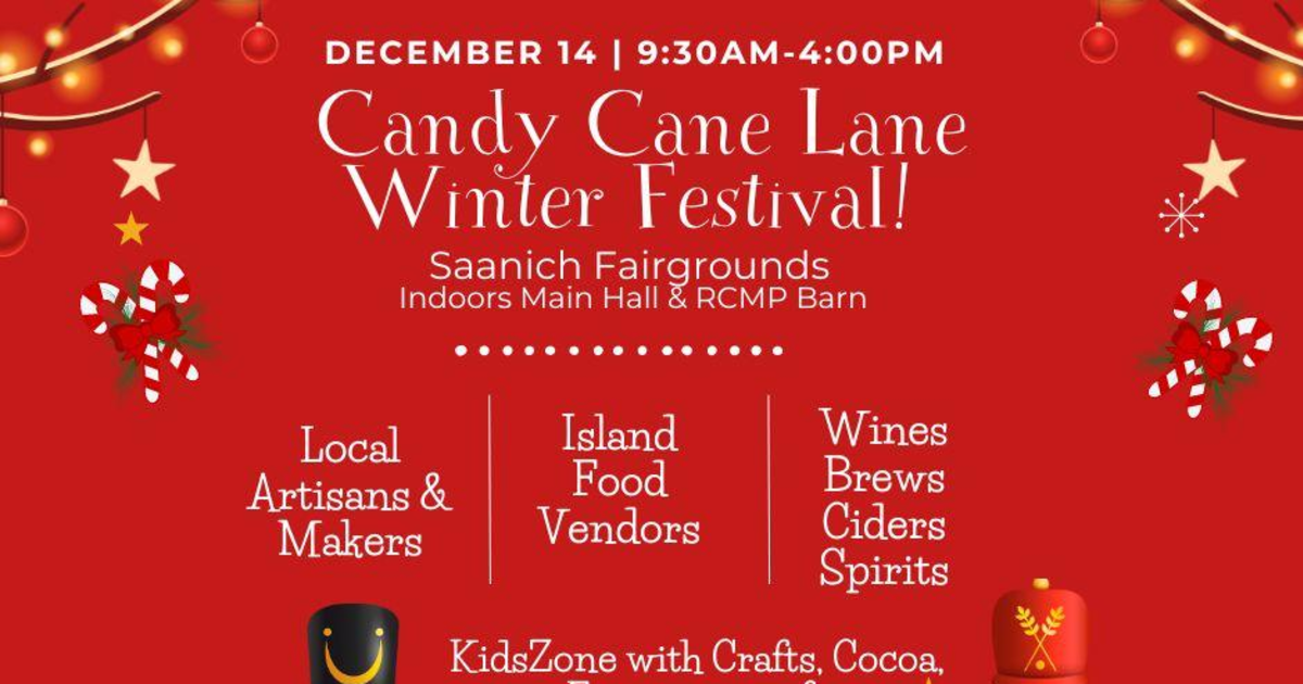 Candy Cane Lane Winter Festival in Victoria at Saanich