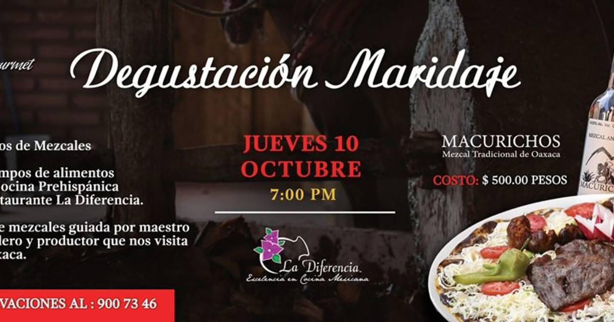 Degustacion Maridaje en Tijuana en La Diferencia