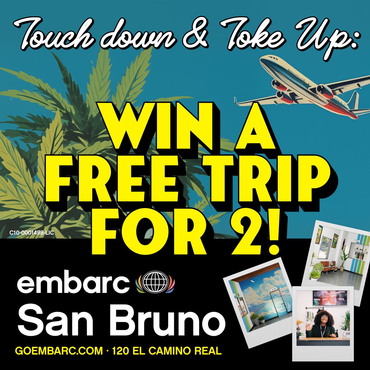 Embarc San Bruno Trip Giveaway in San Bruno at Embarc San Bruno