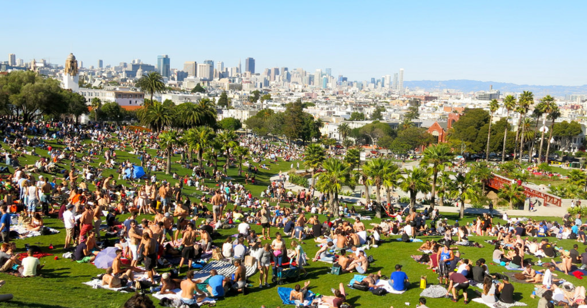 Dev Patel Look-alike Competition in The Bay Area at Dolores Park
