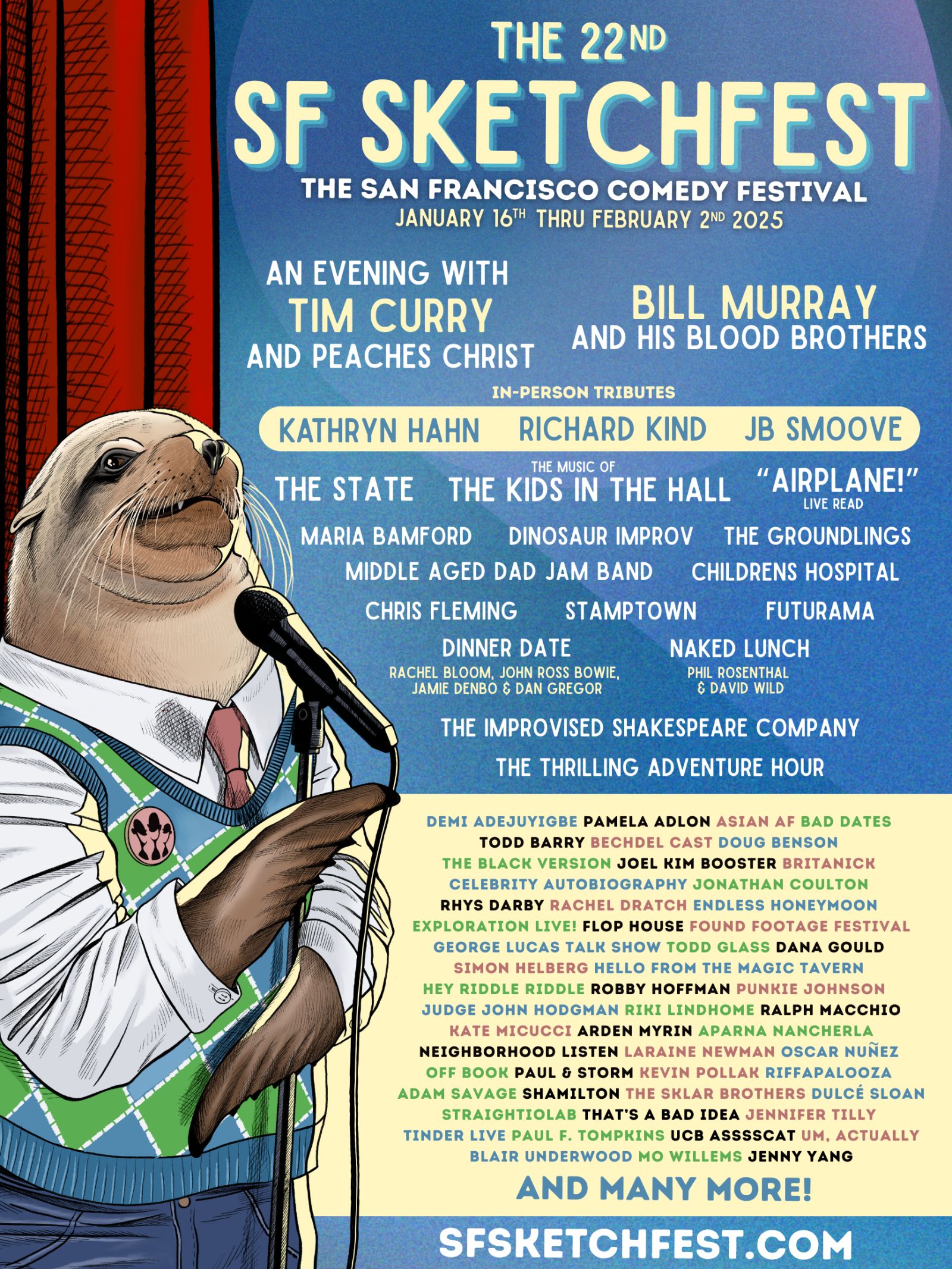 SF Sketchfest 2025 in The Bay Area at Various Locations in SF