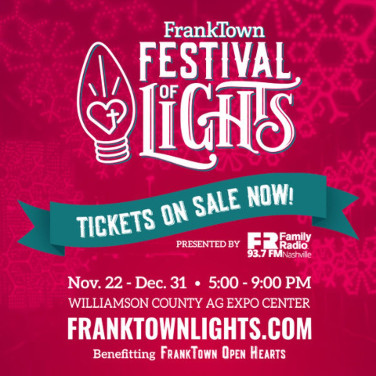 FrankTown Festival of Lights in Franklin at Williamson County AG