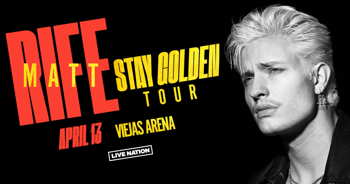 Matt Rife: Stay Golden Tour in San Diego at Viejas Arena at Aztec