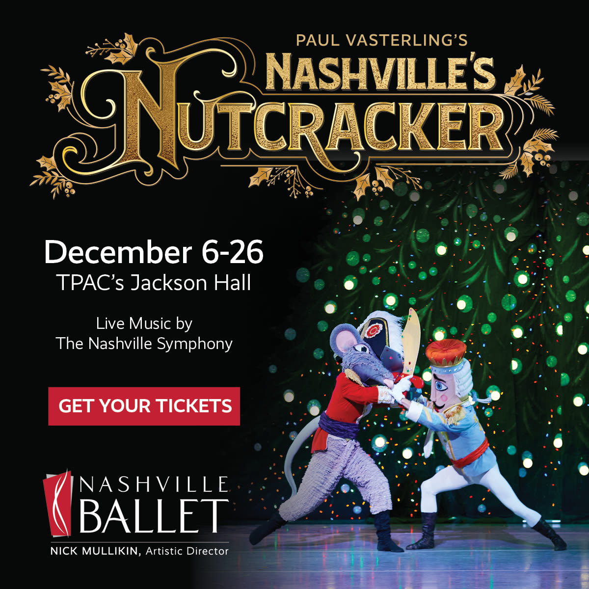 Nashville's Nutcracker in Nashville at TPAC - Tennessee