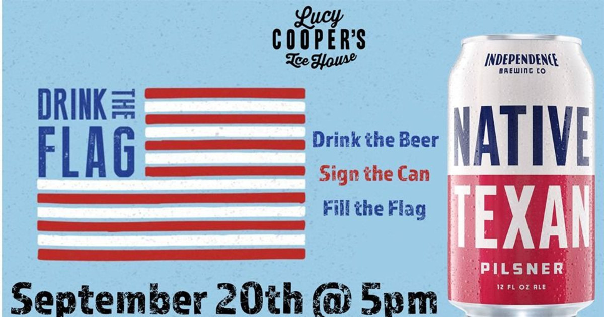 Drink The Flag with Native Texan in San Antonio at Lucy Cooper's