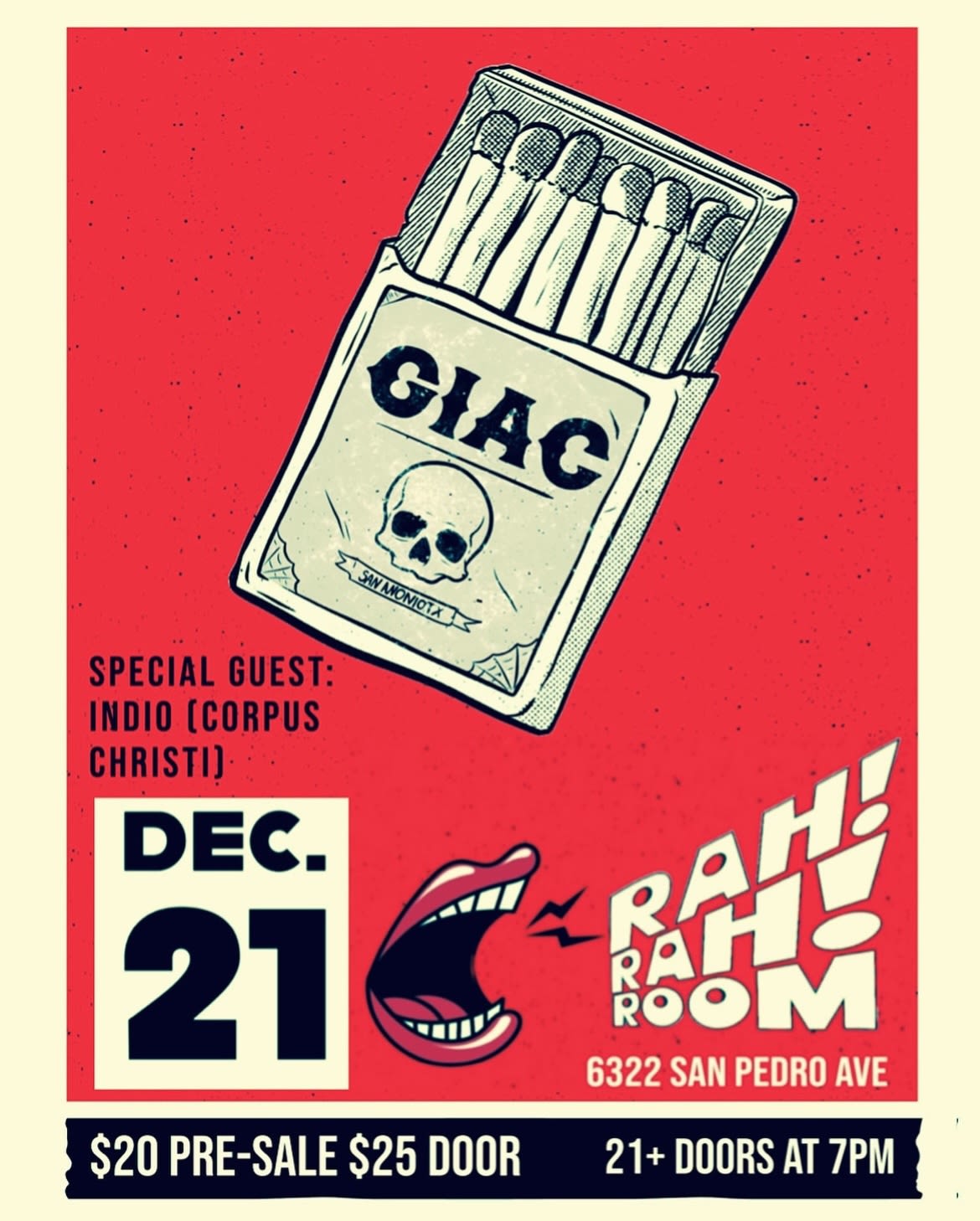 Girl in a Coma – Grand Opening Weekend in San Antonio at Rah Rah Room