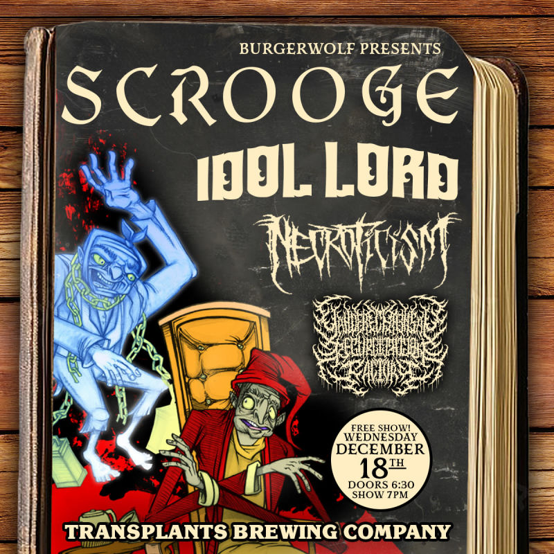 A Metal Xmas Featuring Scrooge, Idol Lord, Necroticism & Yandere