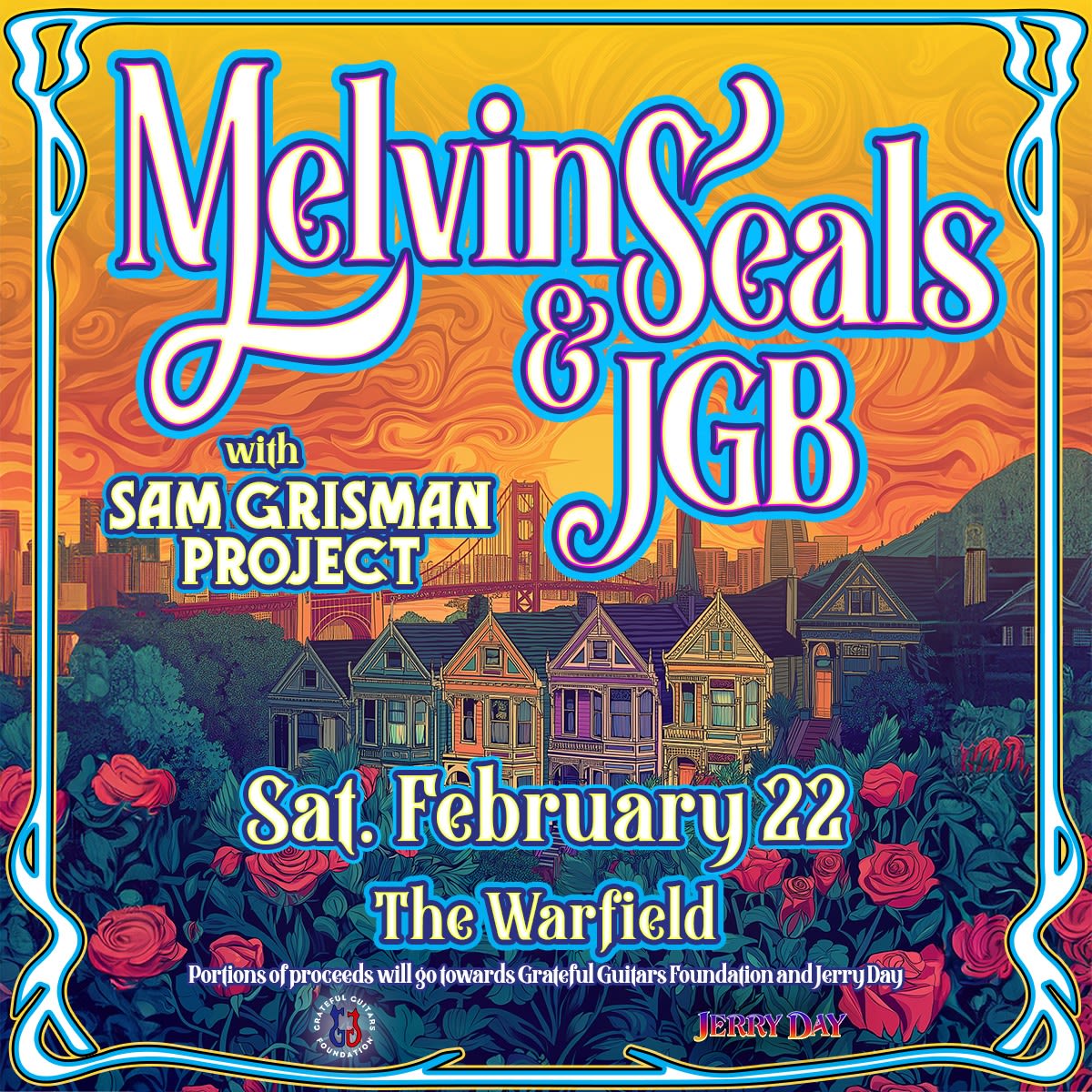 Melvin Seals & JGB with Sam Grisman Project in San Francisco at The