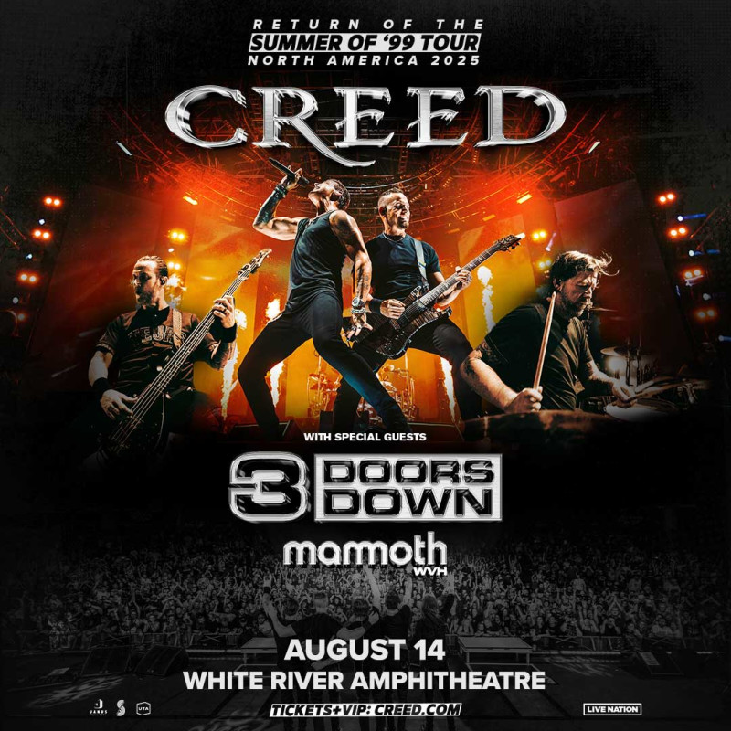 Creed - Summer of '99 Tour in Auburn at White River Amphitheatre