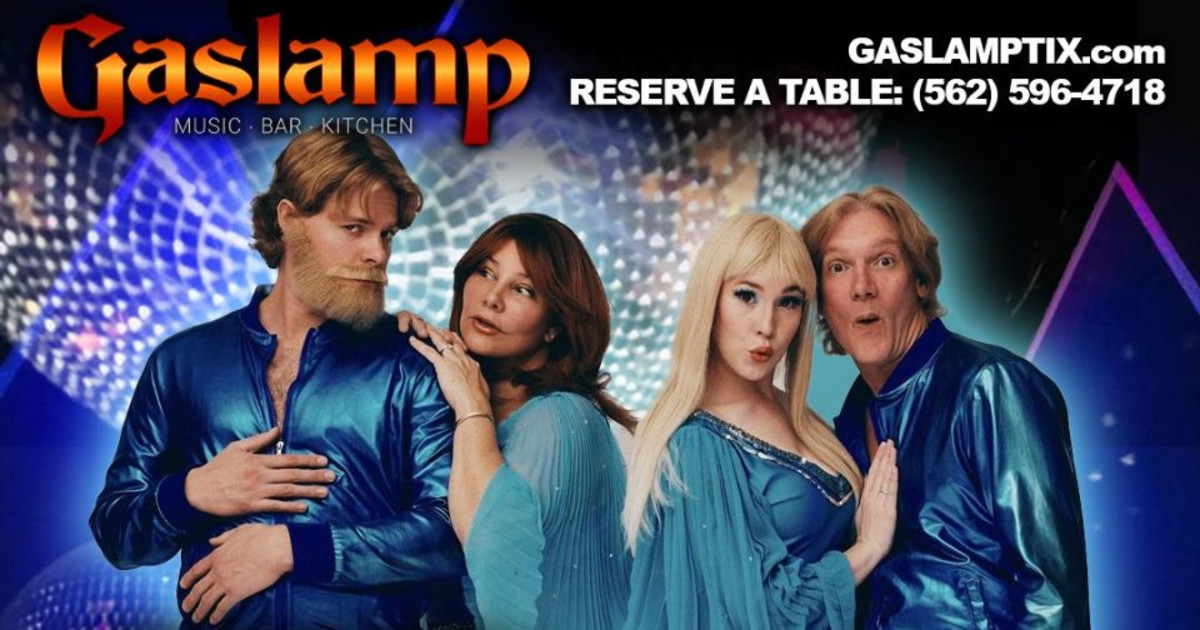 Abba Tribute The Fabba Show - Disco Party! in Long Beach at Gaslamp