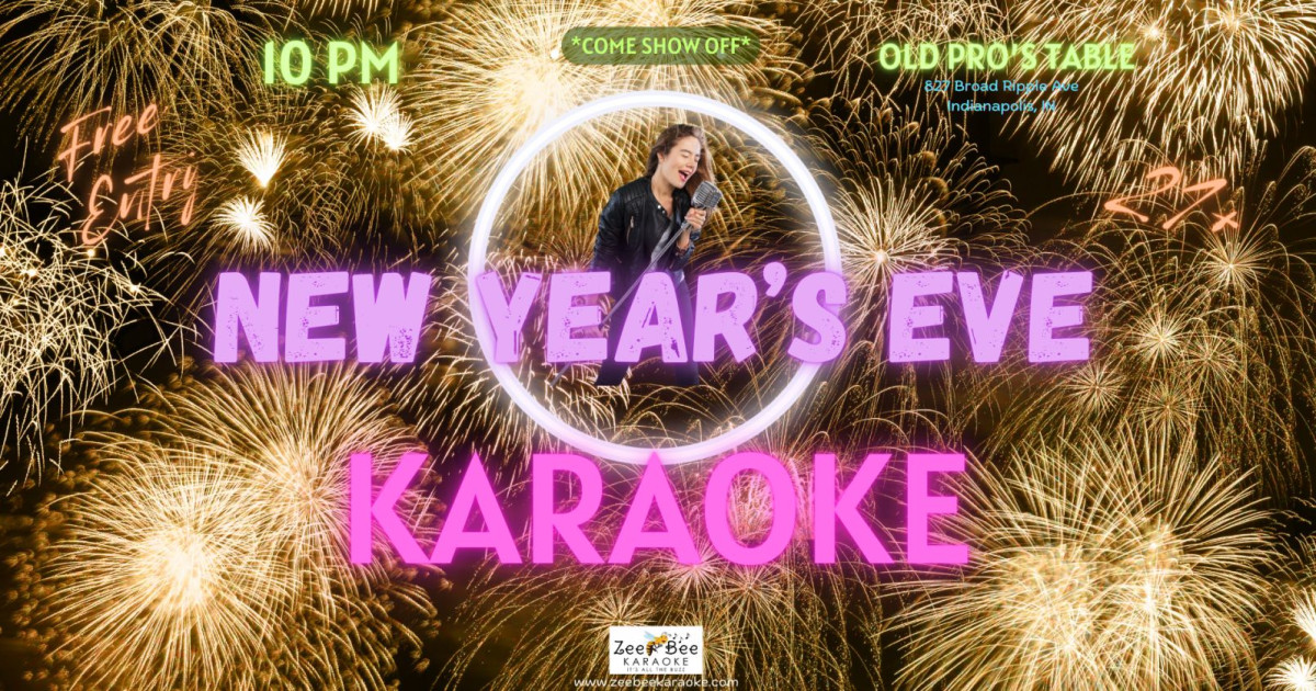NYE Karaoke @ OPT's in Indianapolis at Old Pro's Table