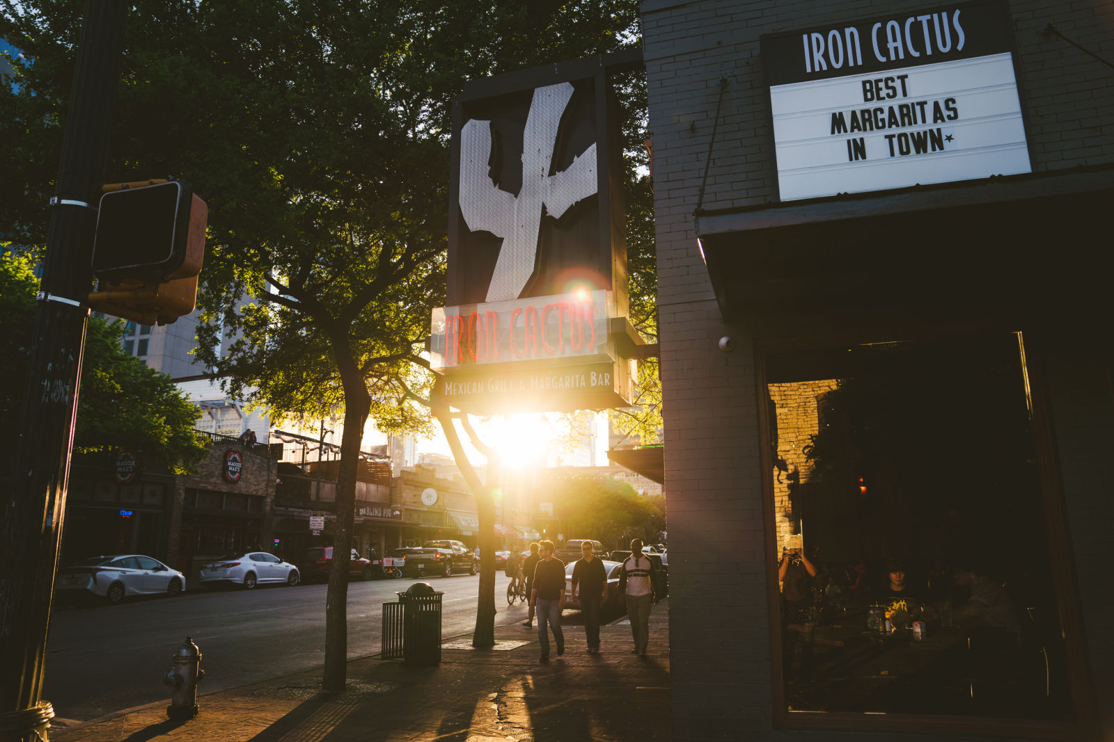 Margaritas on the Patio at Iron Cactus