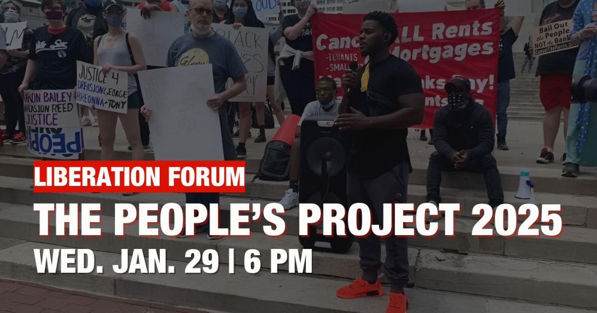 Liberation Forum: “The People’s Project 2025” in Indianapolis