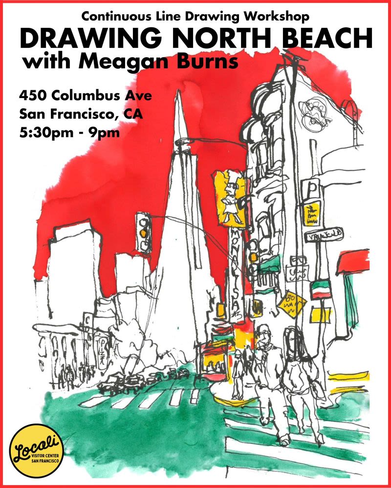 Continuous Line Drawing Workshop in SAN FRANCISCO at Locali