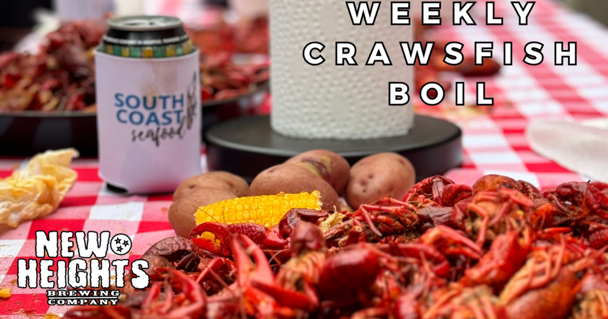 Saturday Crawfish Boil w/ South Coast Seafood in Nashville at New