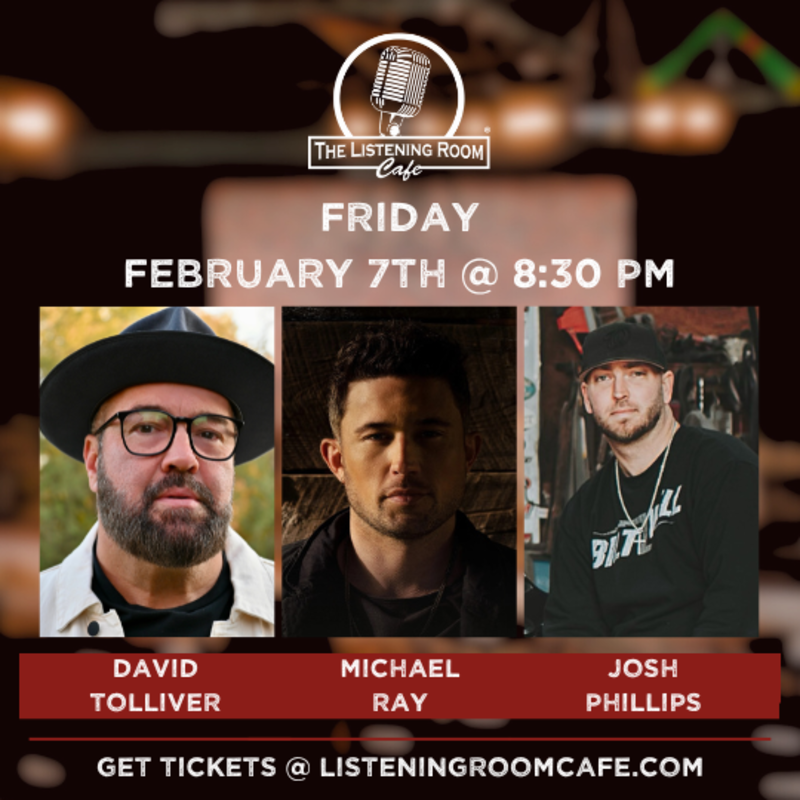 David Tolliver, Michael Ray, & Josh Phillips in Nashville at The