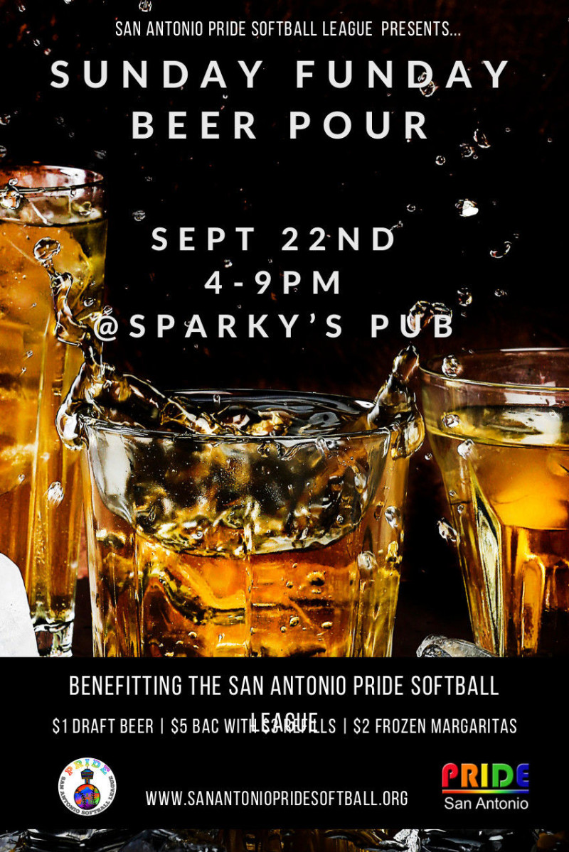 Sunday Funday Beer Pour in San Antonio at Sparky's Pub