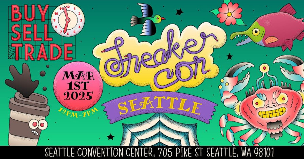 Sneaker Con 2025 in Seattle at Seattle Convention Center