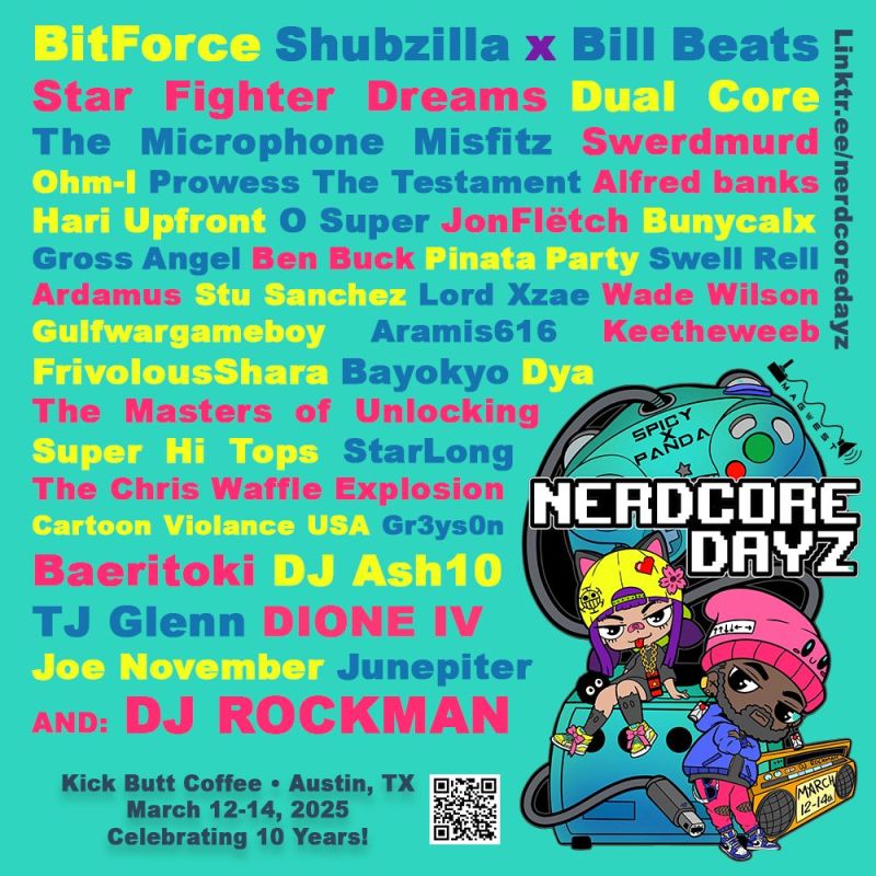 Nerdcore Dayz 10 Year Anniversary - The Day Of Bars! in Austin at