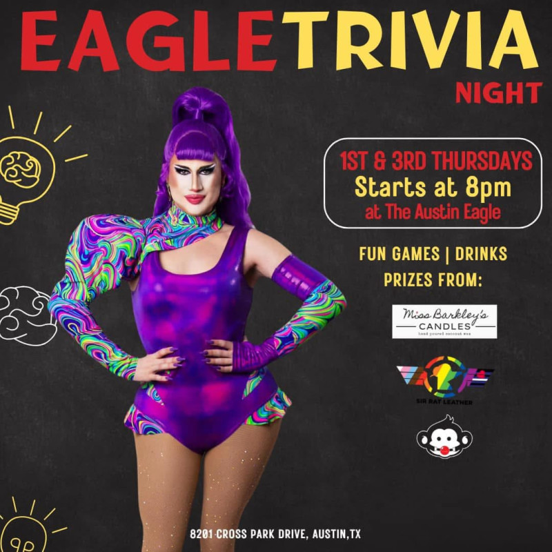 Eagle Trivia: LGBTQIA+ & Kink Trivia in Austin at The Austin Eagle