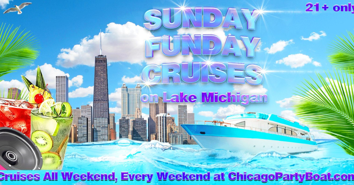 Sunday FUNday Cruises on Lake Michigan | 21+ | Live DJ | Full Bar