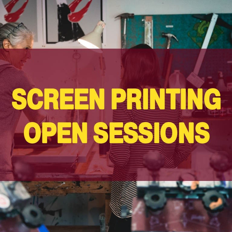 Screen Printing Open Session in Seattle at The Vera Project