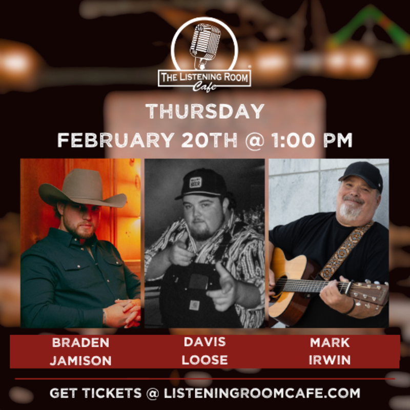 Braden Jamison, Davis Loose, & Mark Irwin in Nashville at The