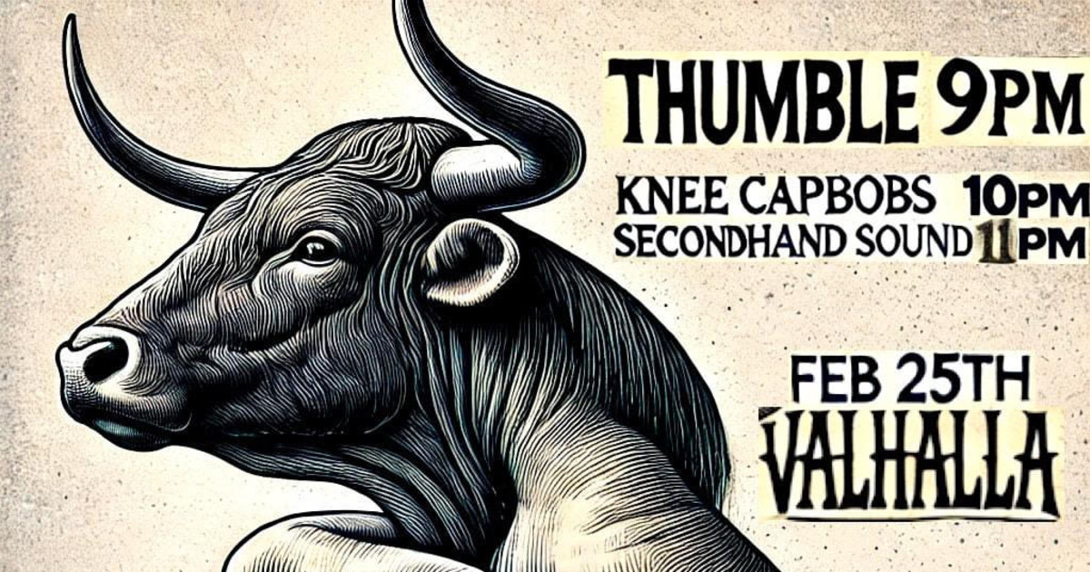 Secondhand Sound, Knee Capbobs, Thumble in Austin at Valhalla