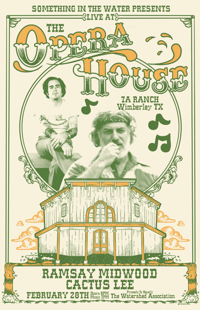 Cactus Lee & Ramsay Midwood in Wimberley at 7A Ranch Resort