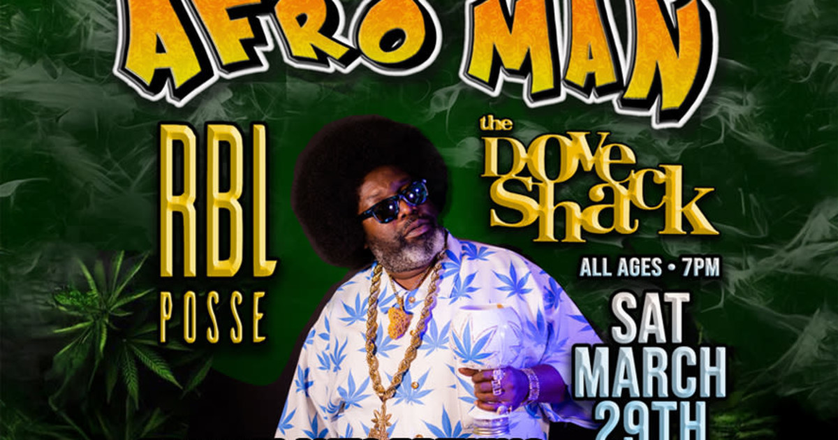 AFROMAN WITH RBL POSSE & THE DOVE SHACK LIVE IN CONCERT in Palmdale