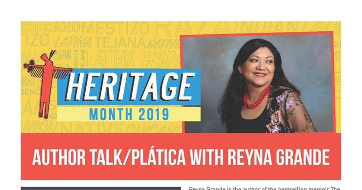 Author Talk/Plática with Reyna Grande in San Antonio at PAC