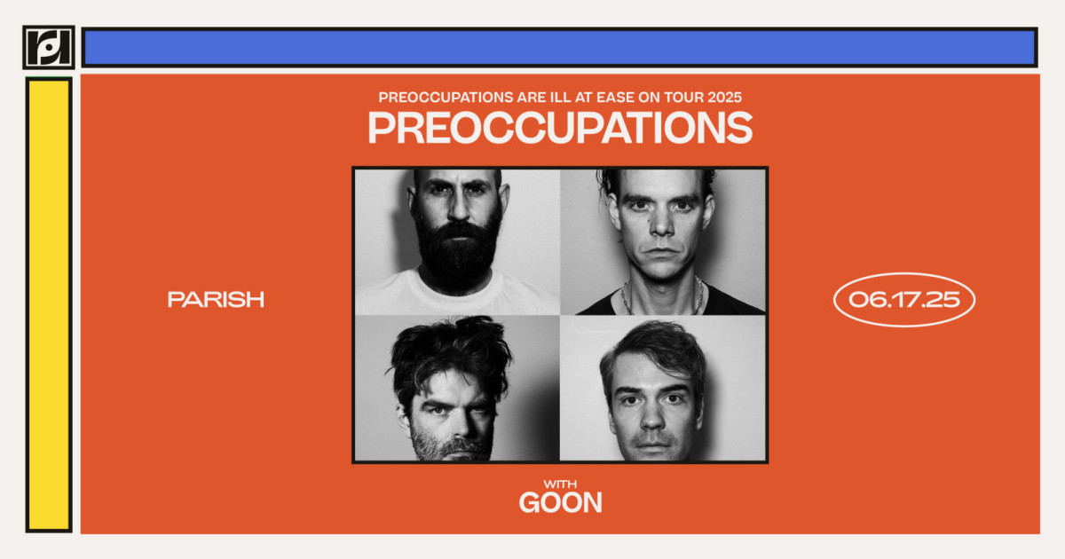 Preoccupations w/ Goon in Austin at Brushy Street Commons