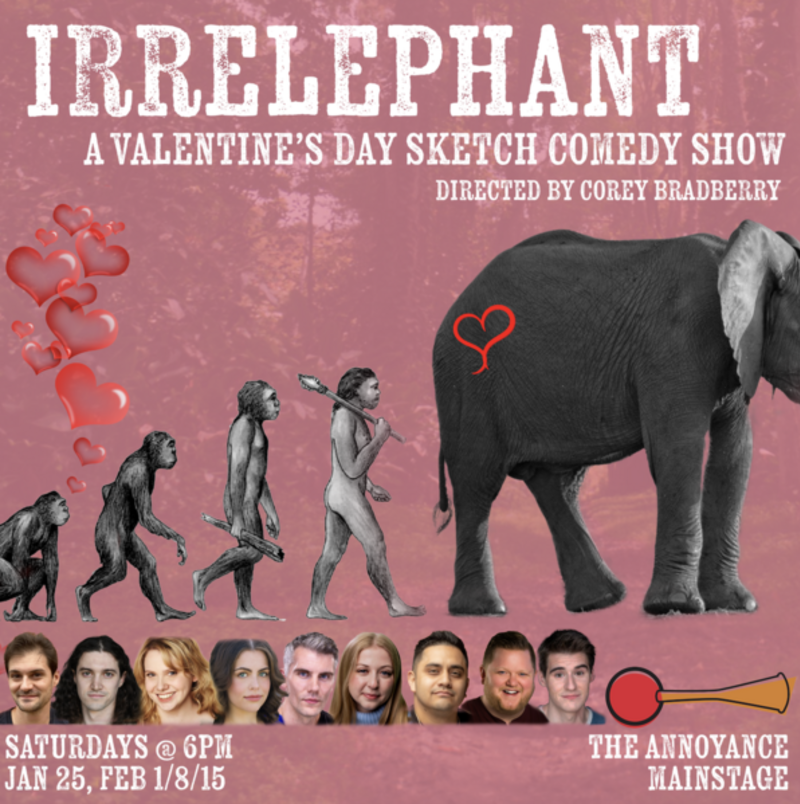 IRRELEPHANT: a Valentine's Day Sketch Comedy Show in Chicago at