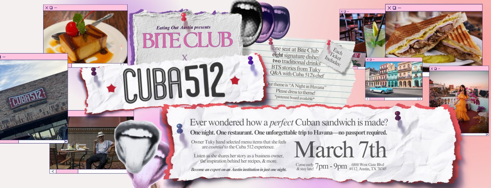 Bite Club x Cuba 512: One Night Only Chef’s Tasting Experience in