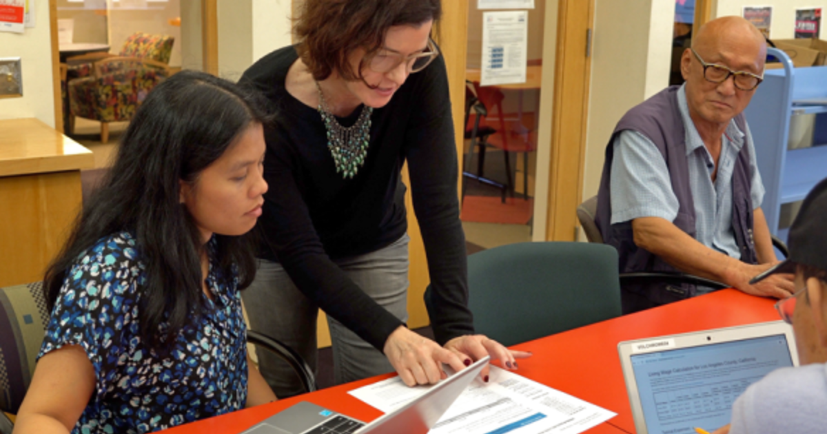 All About the News! Adult Literacy Class in Los Angeles at Venice