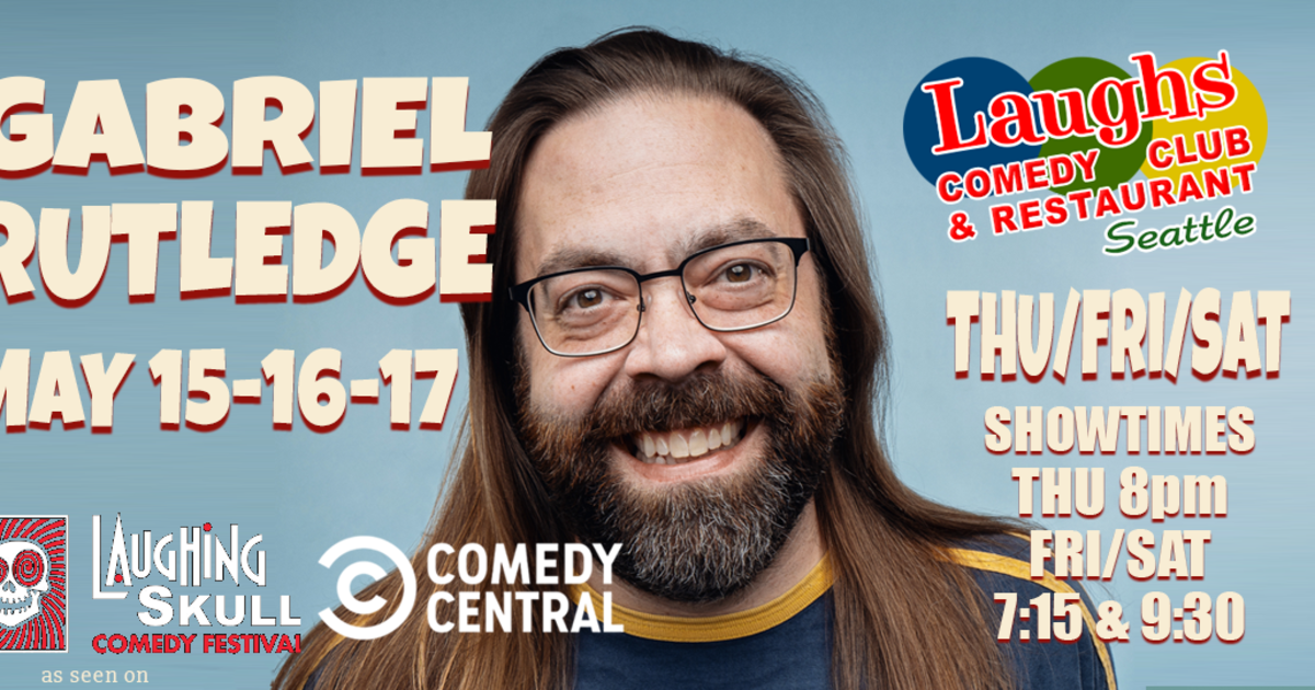 Comedian Gabriel Rutledge at Laughs Comedy Club- Seattle in