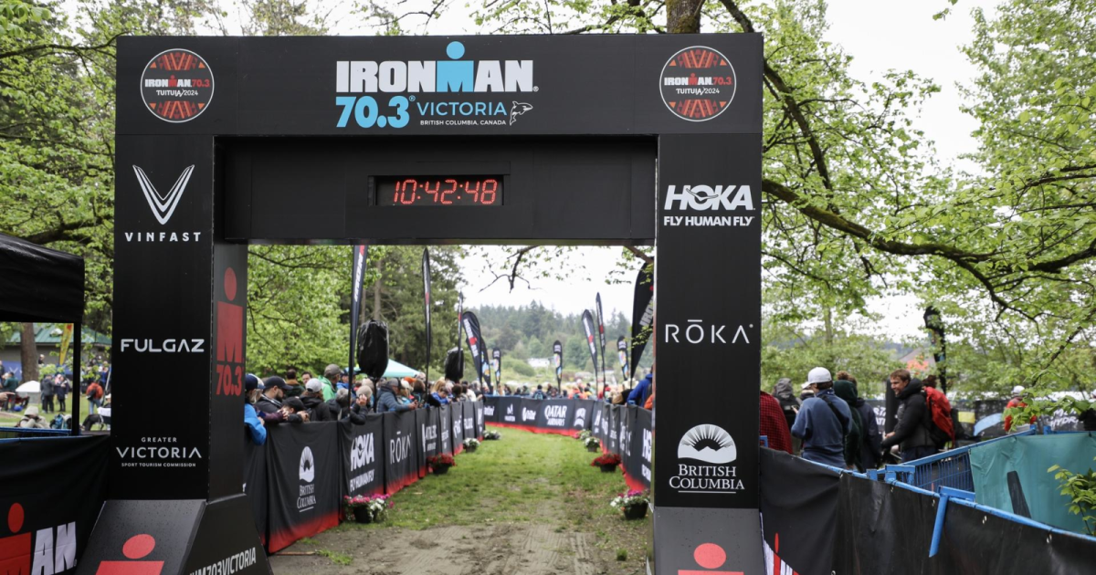 Ironman 70.3 Victoria in Victoria at Elk Lake