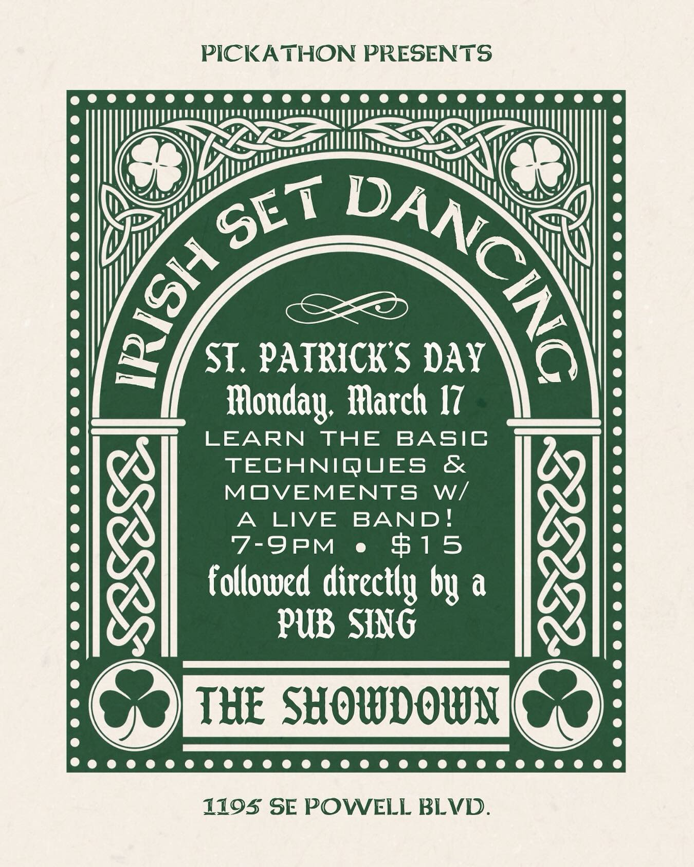 Irish Set Dancing in Portland at The Showdown