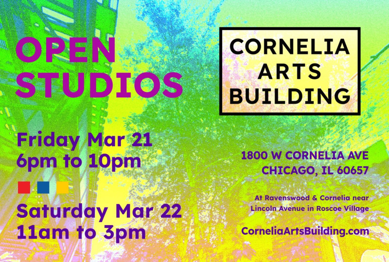 Cornelia Arts Building March Open Studios - Opening Night 2025 in
