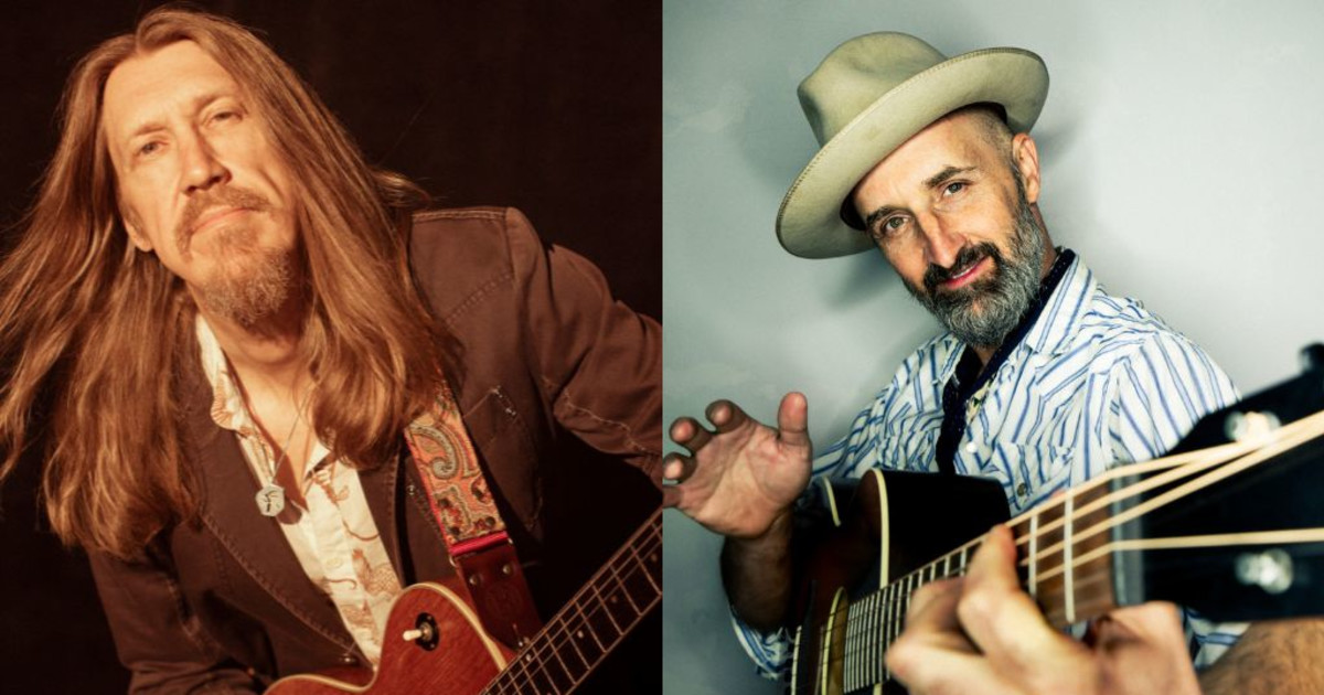 Oliver Wood (of The Wood Brothers) and Seth Walker in Evanston at