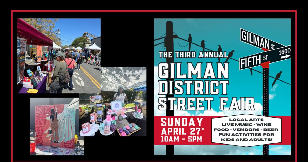 The 3rd Annual Gilman District Street Fair in Berkeley at Gilman