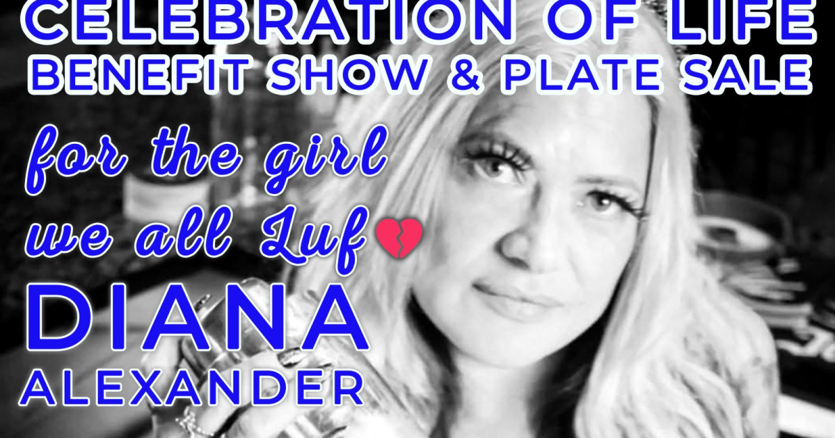 Diana Alexander's Celebration of Life Benefit Show & Plate Sale