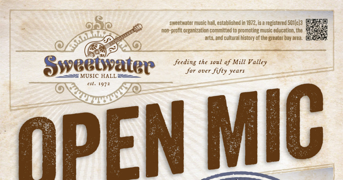 Open Mic Night with Matt Jaffe in Mill Valley at Sweetwater Music