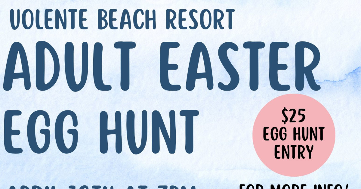 Adult Egg Hunt (21+) in Volente at Beachside Billy's + Volente