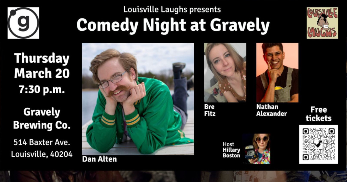 Good Stand Up Comedy with Dan Alten & Friends in Louisville at