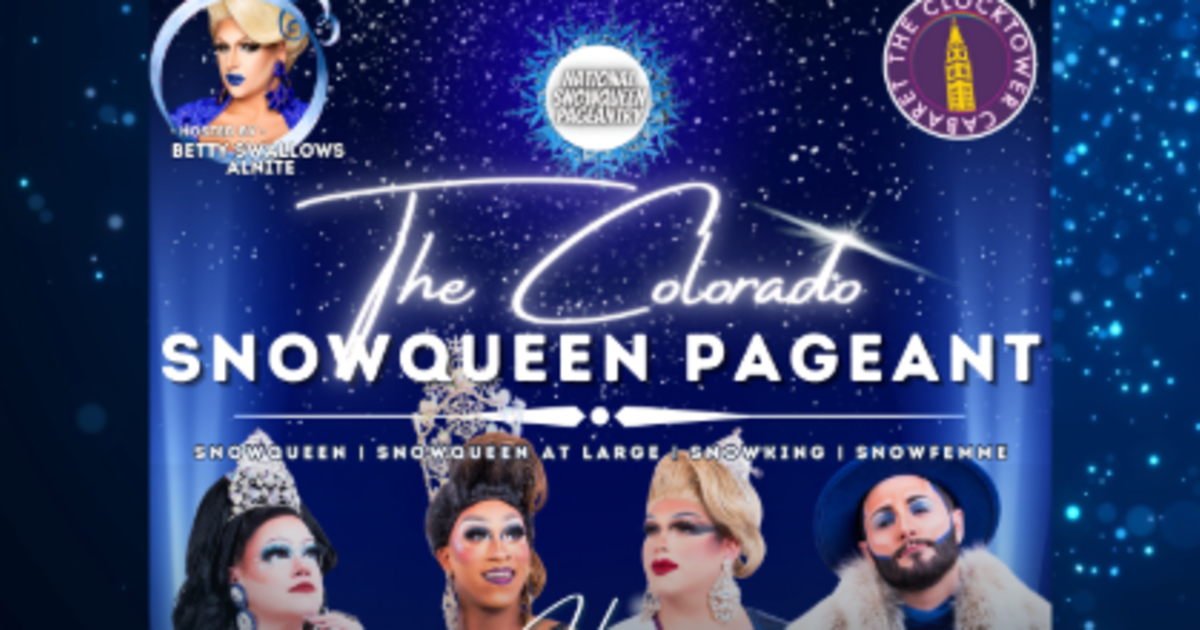 The 2025 Snow Queen Pageant in Denver at The Clocktower Cabaret
