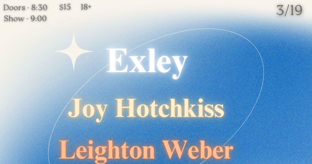 Exley w/ Joy Hotchkiss and Leighton Weber in Nashville at The