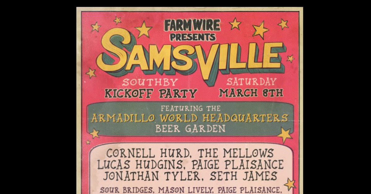 Samsville Southby Kickoff Party in Austin at Sam's Town Point