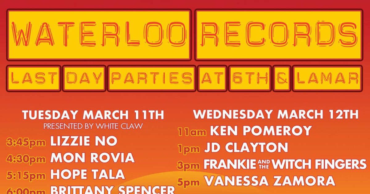 Waterloo Records Day Parties (Day Four) (FREE) in Austin at