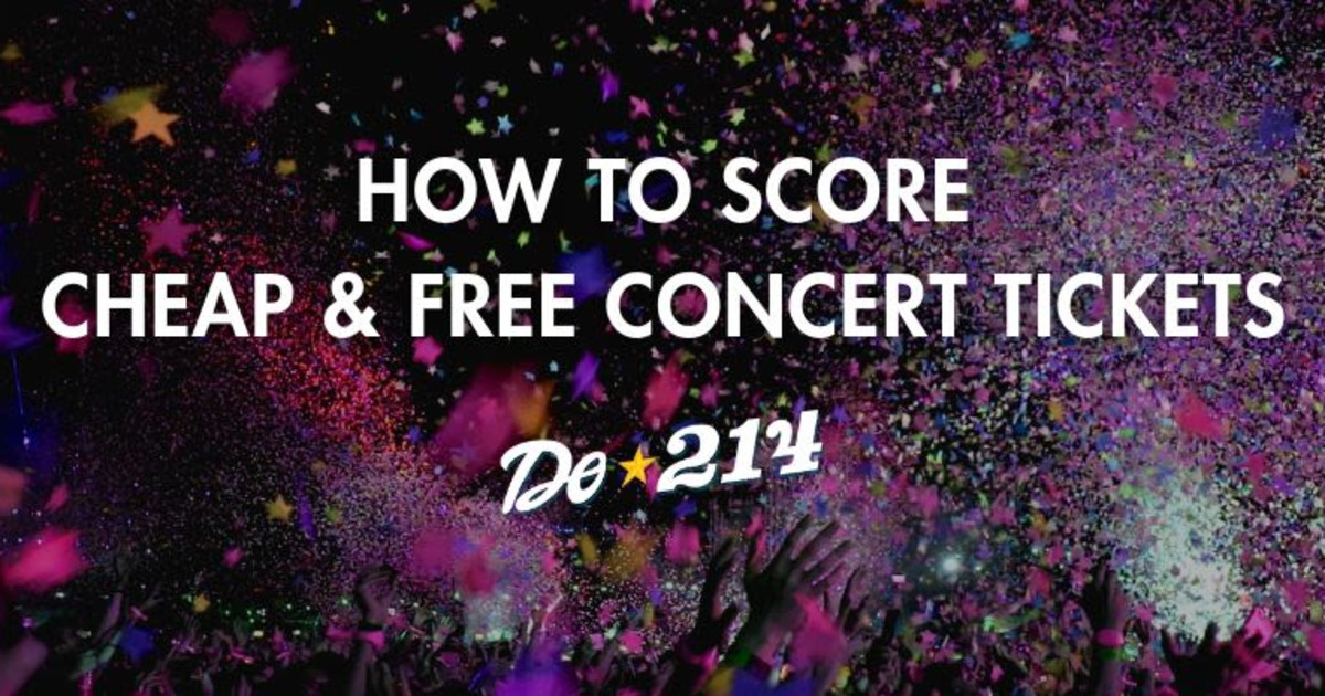 How To Score Cheap & Free Concert Tickets
